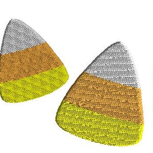 Mini Candy Corn Embroidery Design, Filled Stitch, 5 Sizes, Digital ...