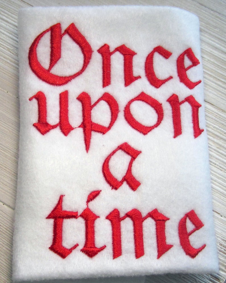 Embroidery Design Once Upon a Time Embroidery Design for - Etsy