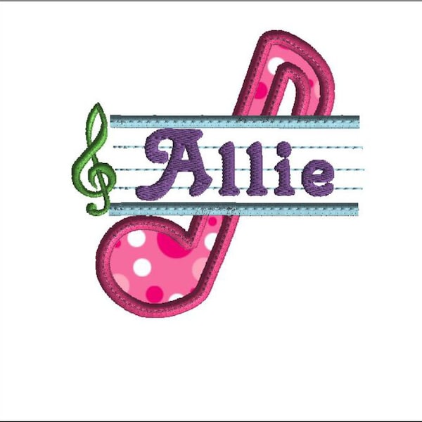 Music Applique - Etsy