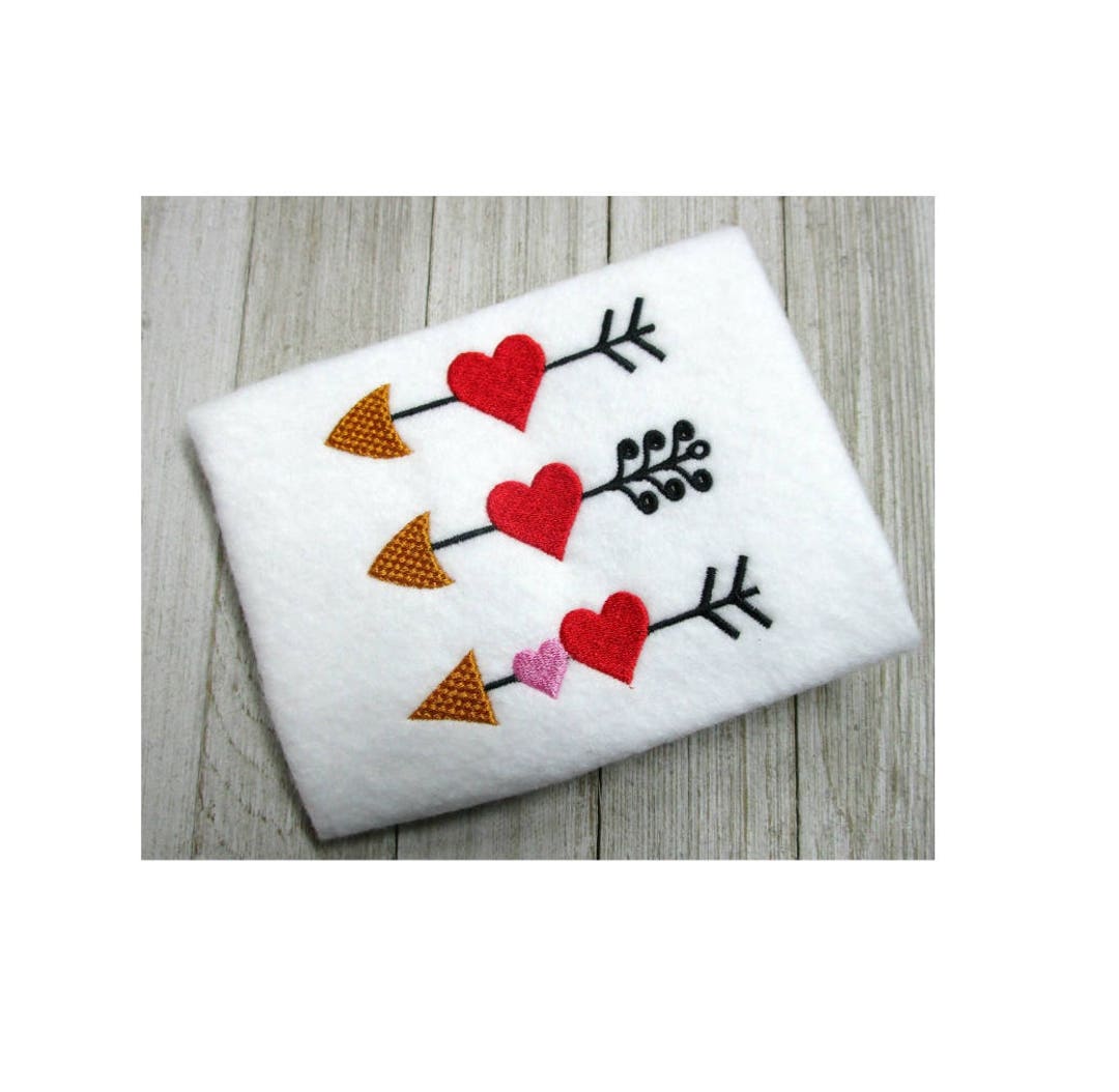 Arrow Combo Pack, Embroidery Designs, 3 Different Arrows, 10 Sizes Each ...