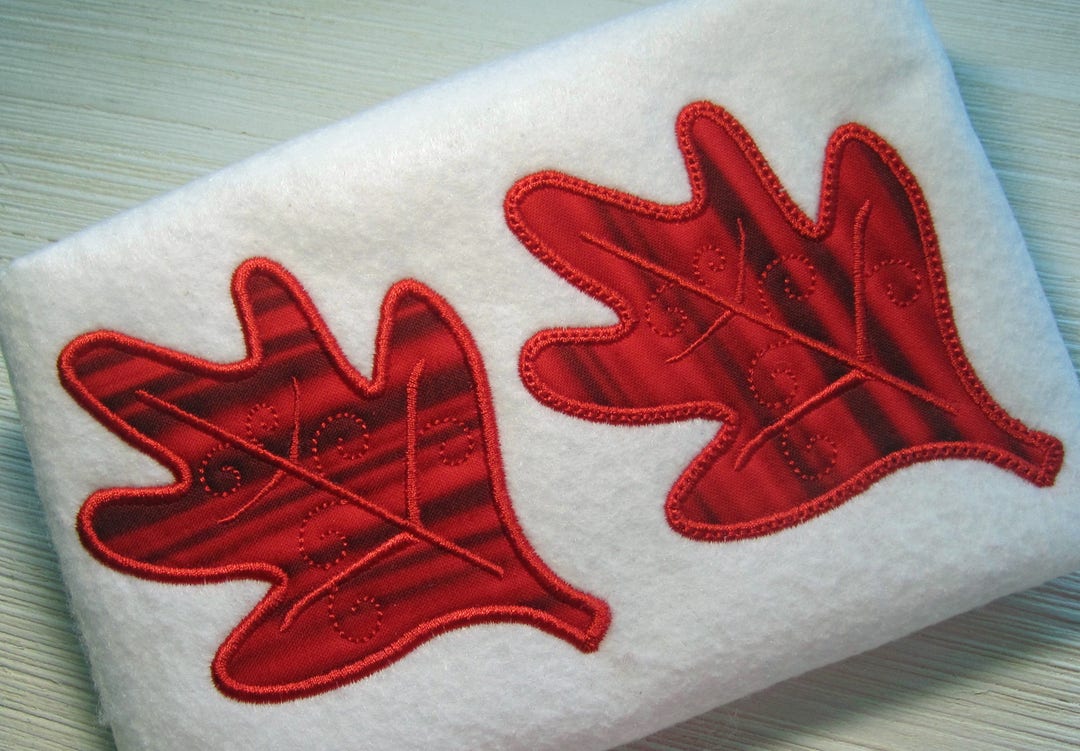 Oak Leaf Embroidery Design Autumn Leaf Fall Leaf Oak - Etsy