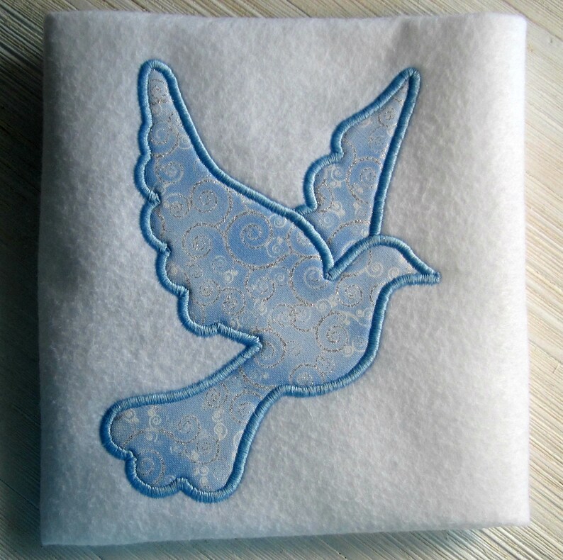 Dove Embroidery Designs, Combo Pack, Dove Applique 10 Sizes Bean Stitch ...