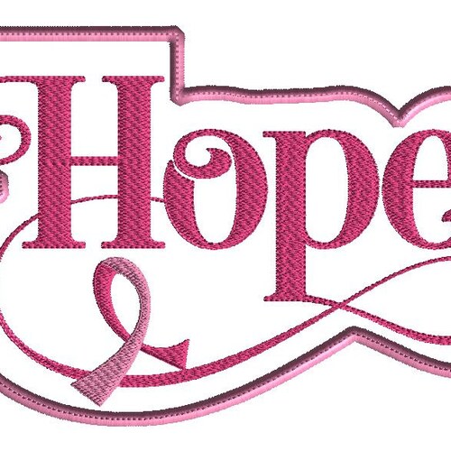 Cancer Awareness Ribbon Embroidery Design. Cancer Ribbon - Etsy
