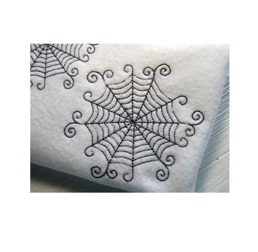 Spiderweb Embroidery Design Spider Web 10 Sizes Halloween | Etsy