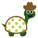 Turtle Cowboy, 5 Sizes, Turtle Applique, Cowboy Hat, Turtle Machine ...