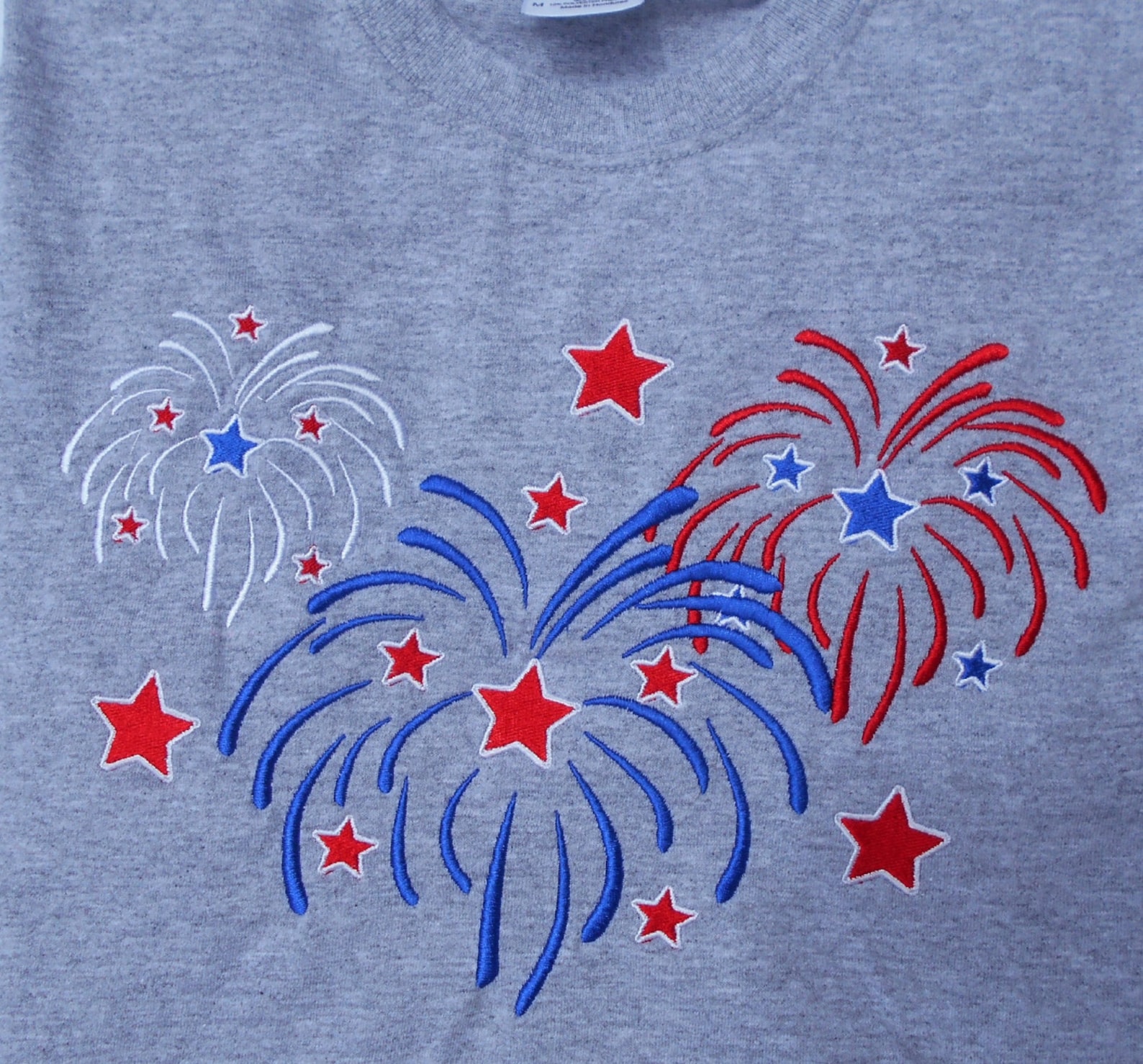 Fireworks Embroidery Design, Filled Stitch Design in 3 Sizes Plus Extra ...