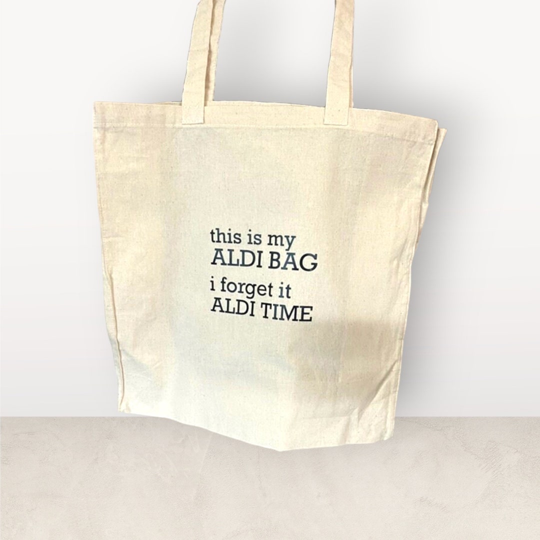 Aldi Time Reusable Grocery Bag - Etsy