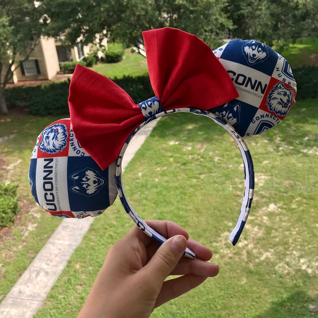 University of Connecticut Minnie Mouse Ears - Etsy