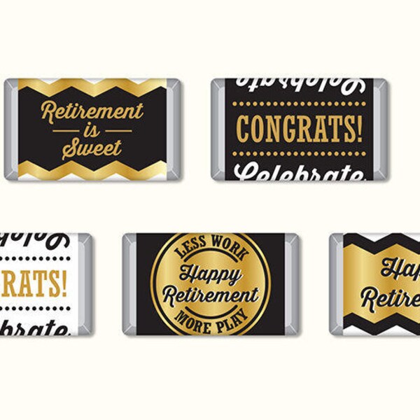 Retirement Candy Bar - Etsy