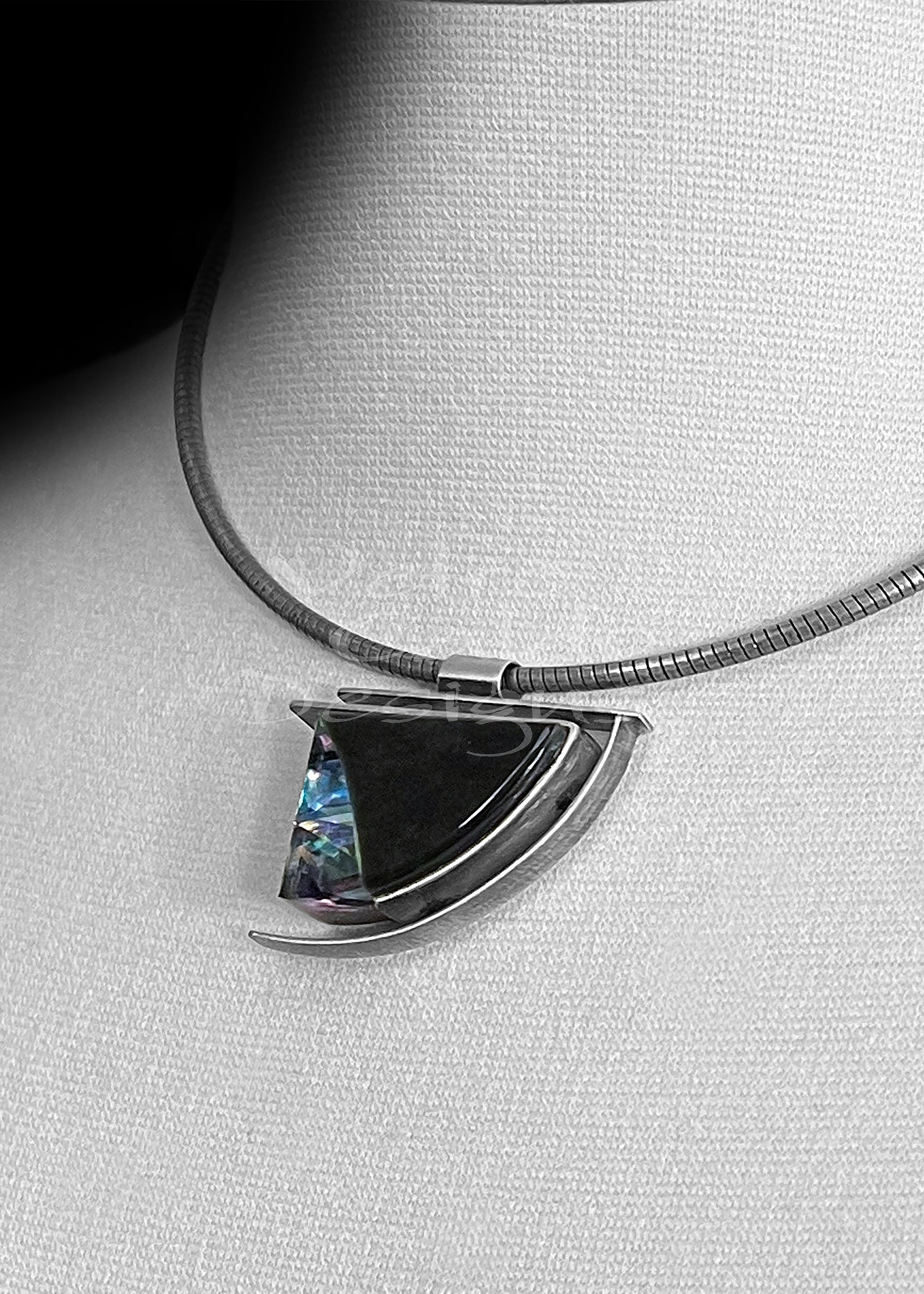 Velvet Obsidian, Cold-worked Optical & Dichroic Glass, Oxidized ...