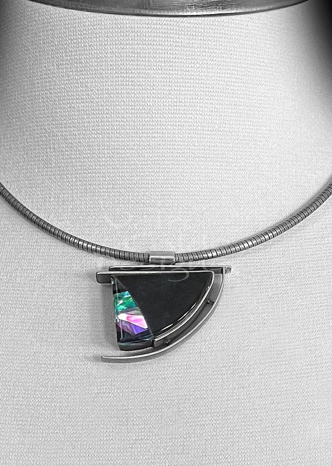 Velvet Obsidian, Cold-worked Optical & Dichroic Glass, Oxidized ...