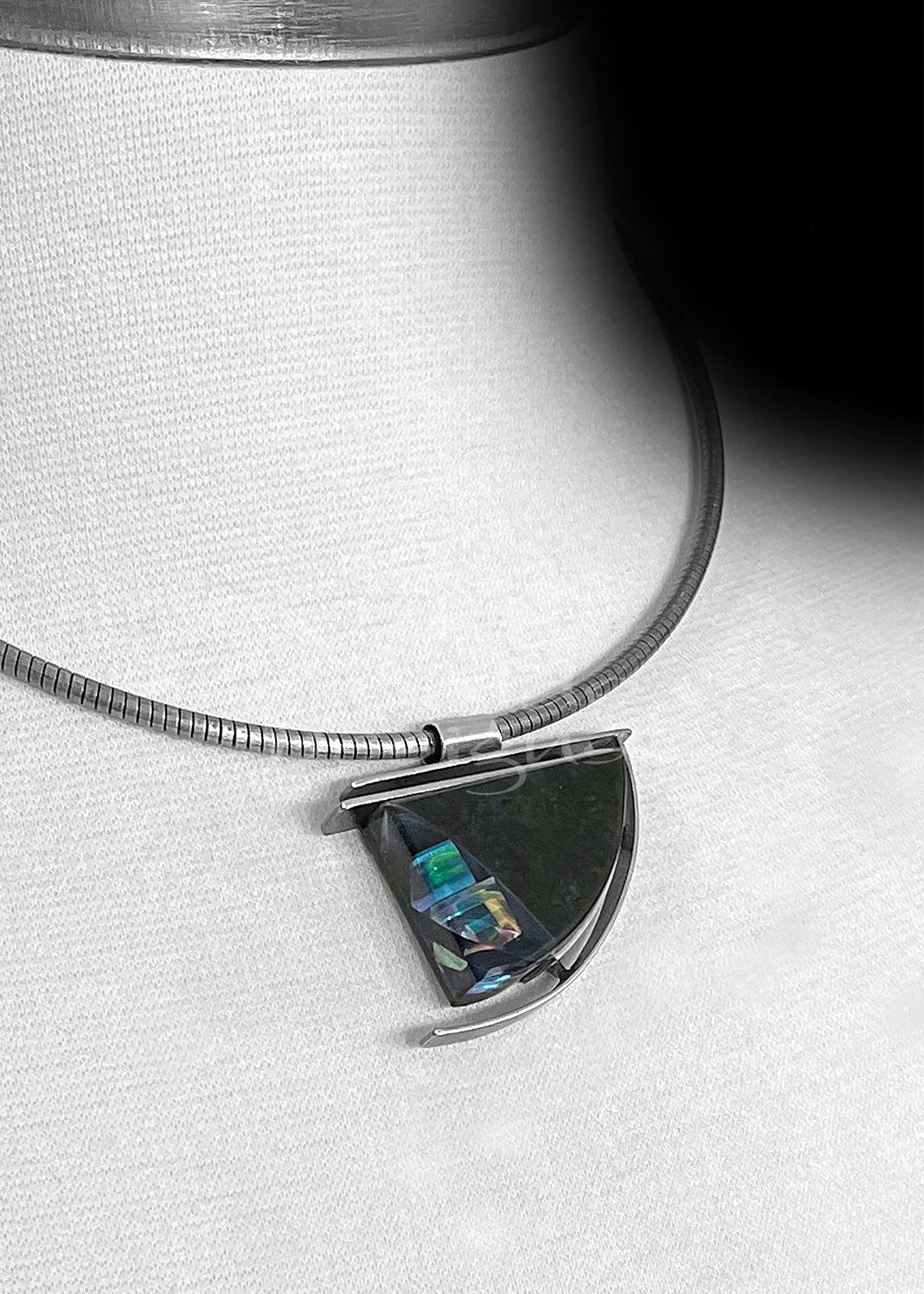 Velvet Obsidian, Cold-worked Optical & Dichroic Glass, Oxidized ...