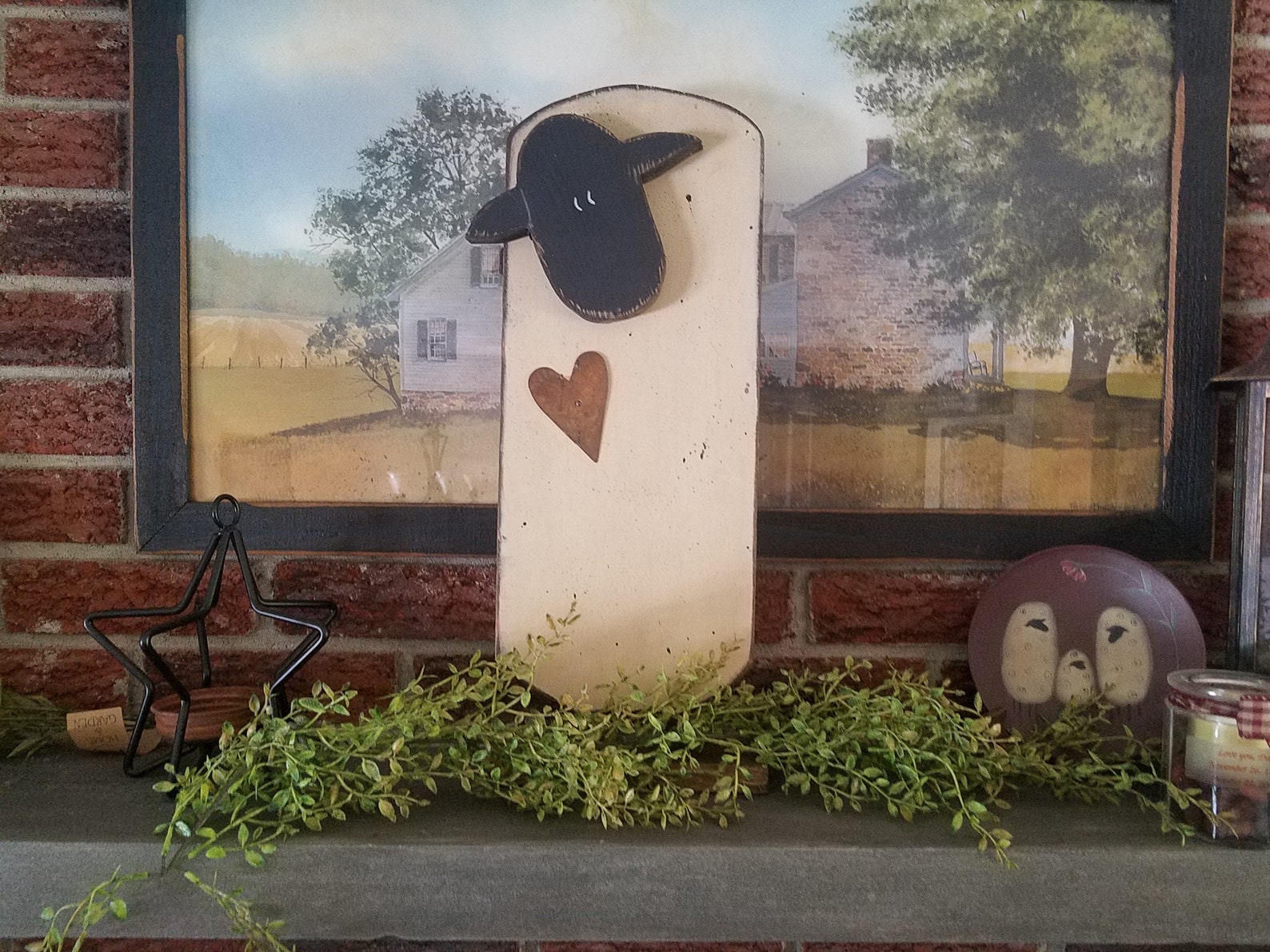 Country Sheep Handmade Sheep Primitive Sheep | Etsy