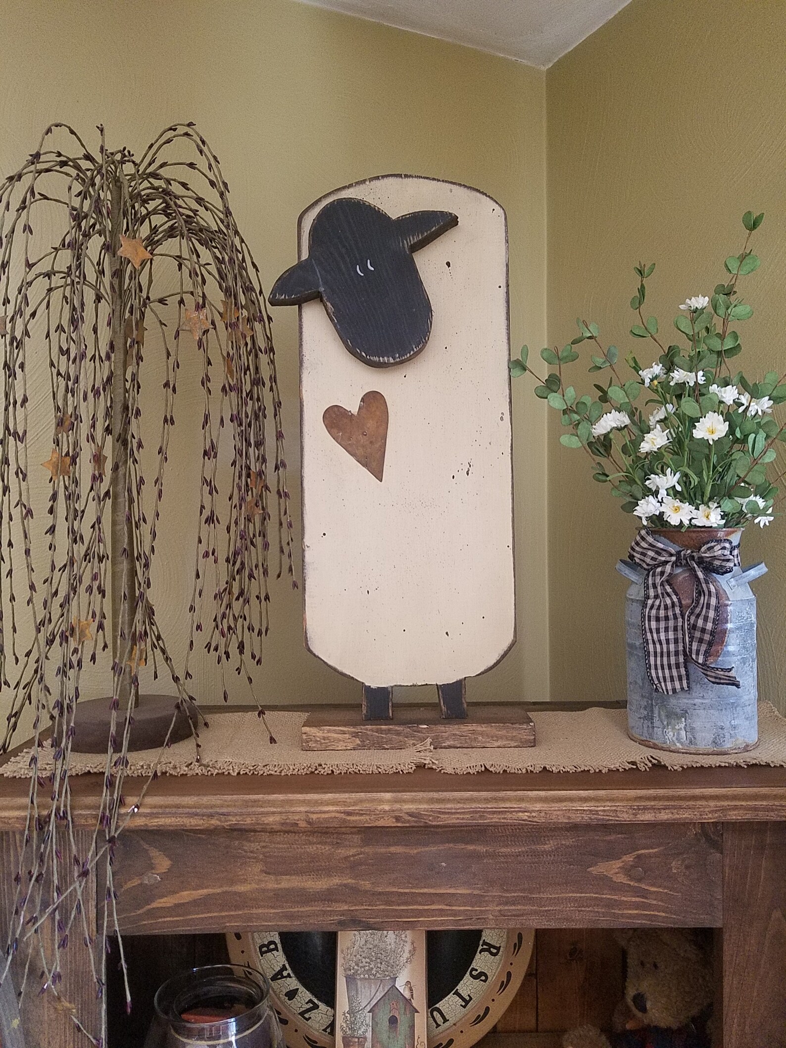 Country Sheep Handmade Sheep Primitive Sheep | Etsy