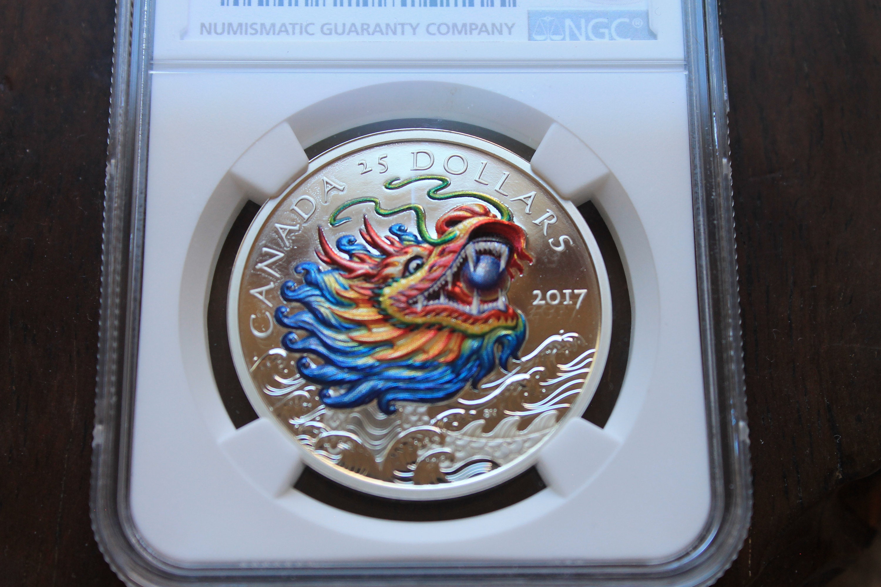 2017 Canada Colorized Dragon Boat Festival Ultra High Relief Silver ...