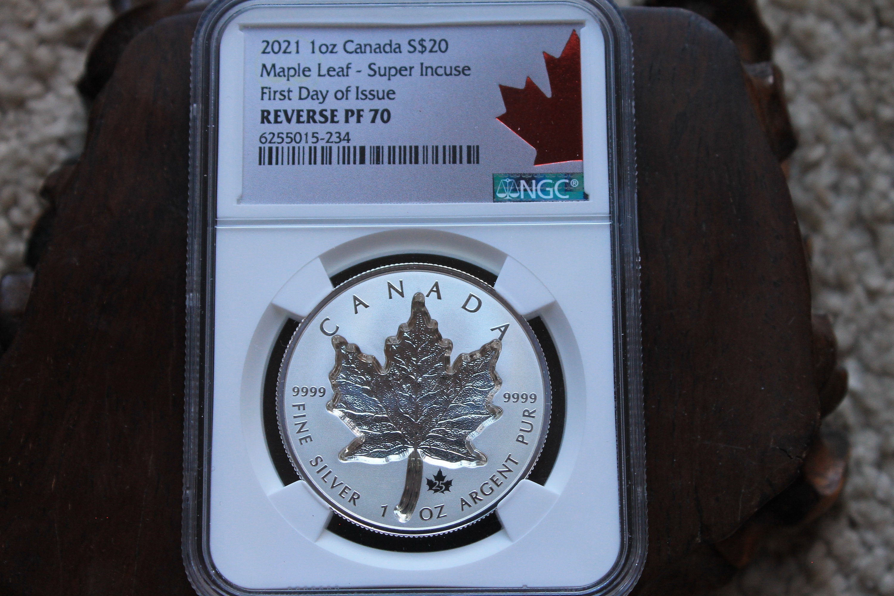 2021 Canada Super Incuse Maple Leaf Reverse Proof PF70 First - Etsy