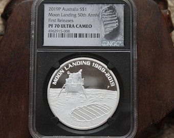 Apollo 11 Moon Landing 50th Anniversary Genuine Authentic Etsy