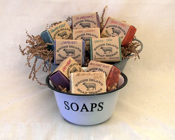 handmade soap assortment