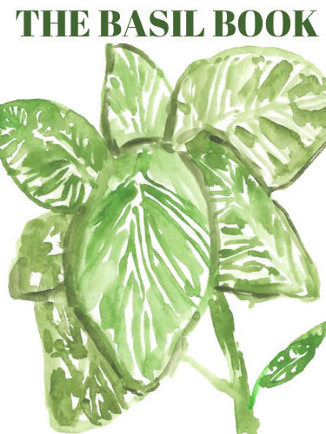 The Basil Book - E Book PDF - Instant Download - Digital Print ...