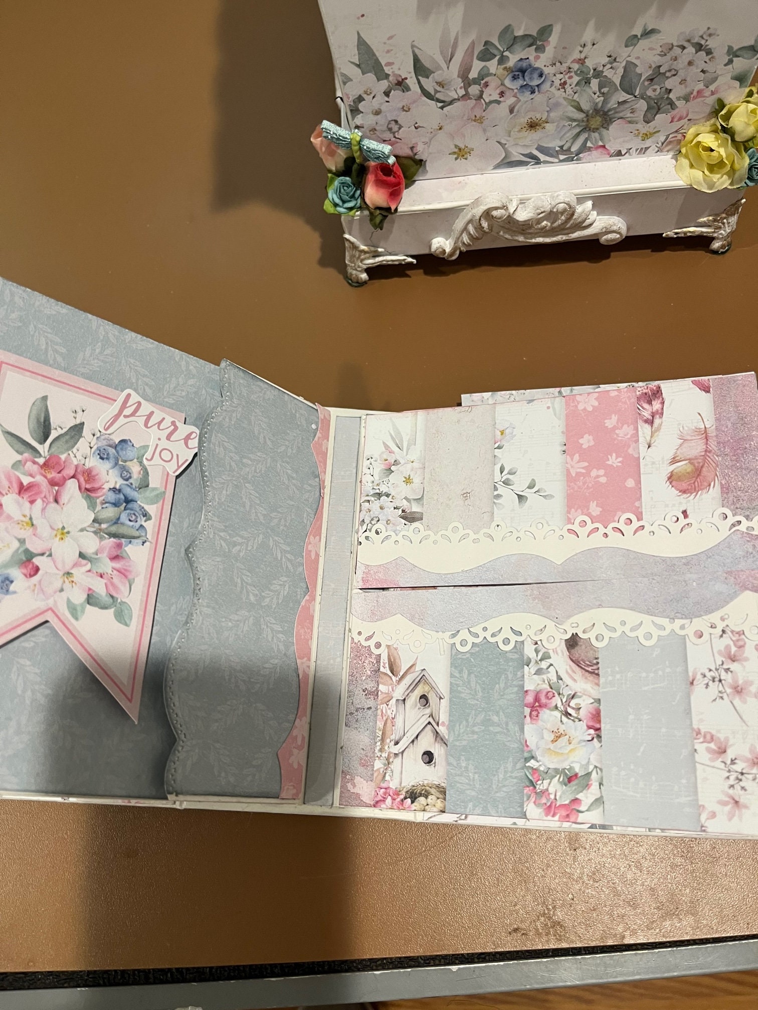 Birdhouse Gift Box Birdhouse Mini Album Gift Box Mini - Etsy