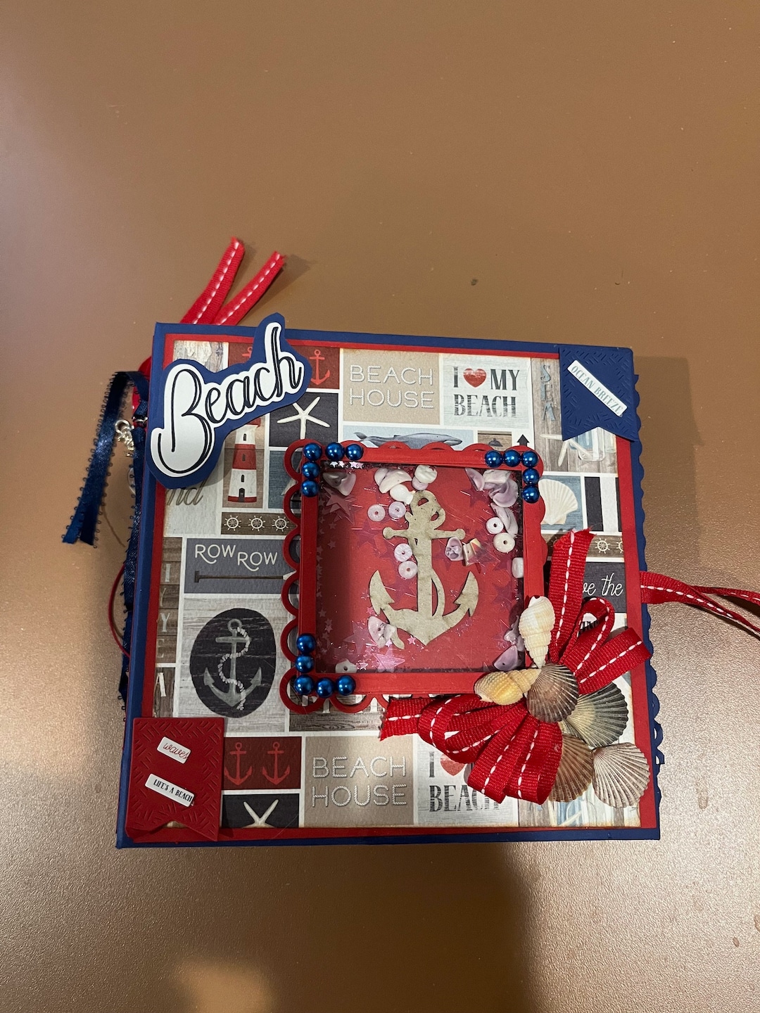 Beach Themed Mini Album, 6x6 Beach Mini Album - Etsy