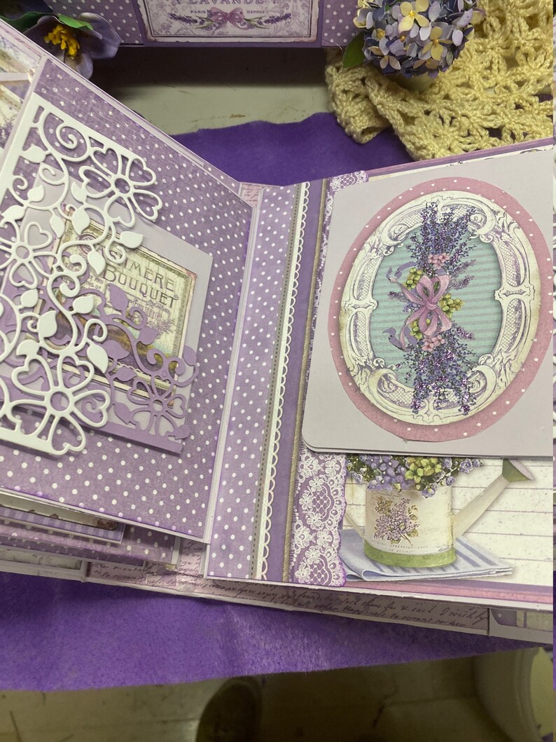 Mini Album and Stand, Stamperia Provence Mini Album - Etsy