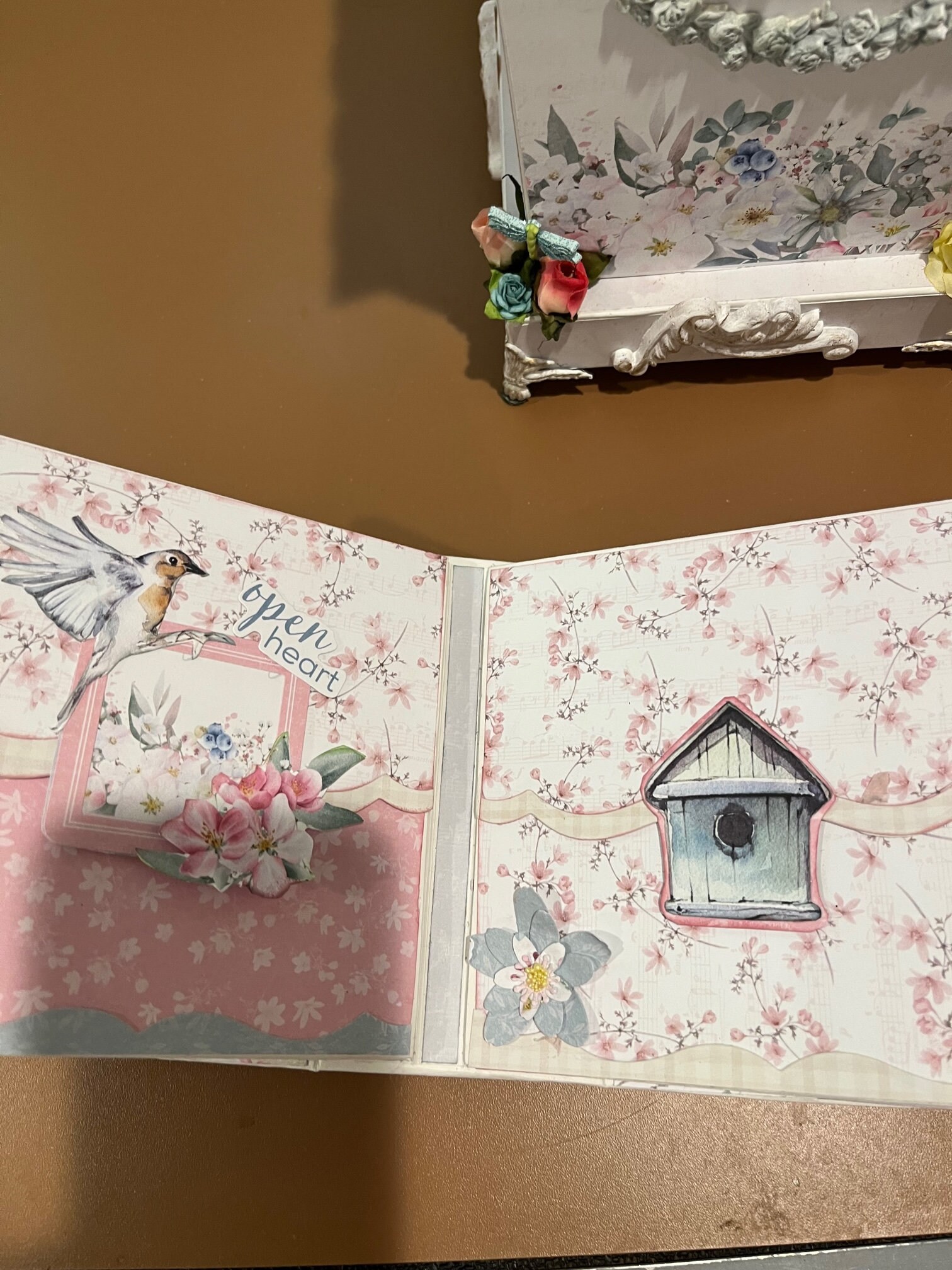 Birdhouse Gift Box Birdhouse Mini Album Gift Box Mini - Etsy