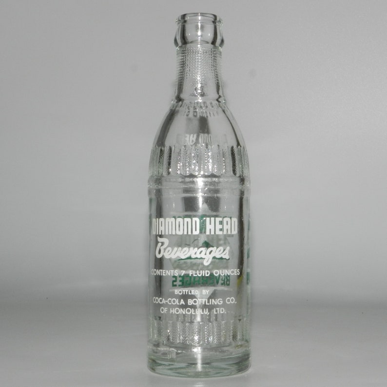 Vintage Hawaii Soda Bottle Diamond Head Beverages Coca Cola - Etsy Denmark