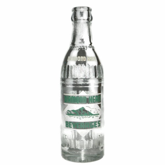 Vintage Hawaii Soda Bottle Diamond Head Beverages Coca Cola - Etsy