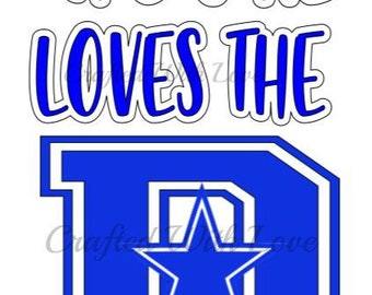 This Girl Loves the D ai/svg/png/jpg - Etsy