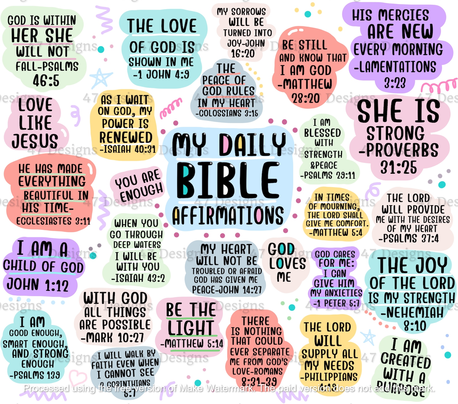 Bible Affirmations Tumbler Wrap - Etsy