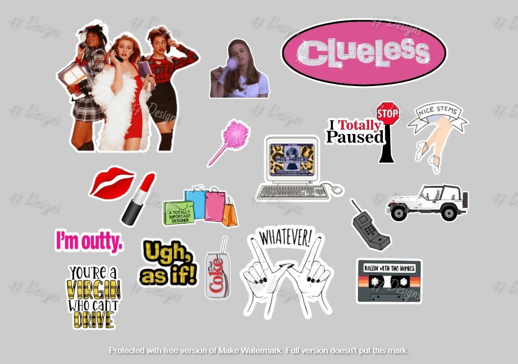 Clueless Movie Clipart