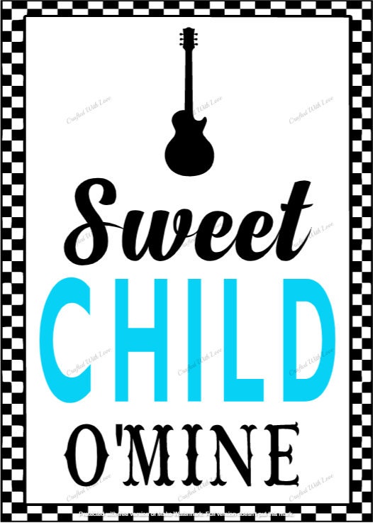ROCK-A-BYE Printable Baby Shower Signs - Etsy