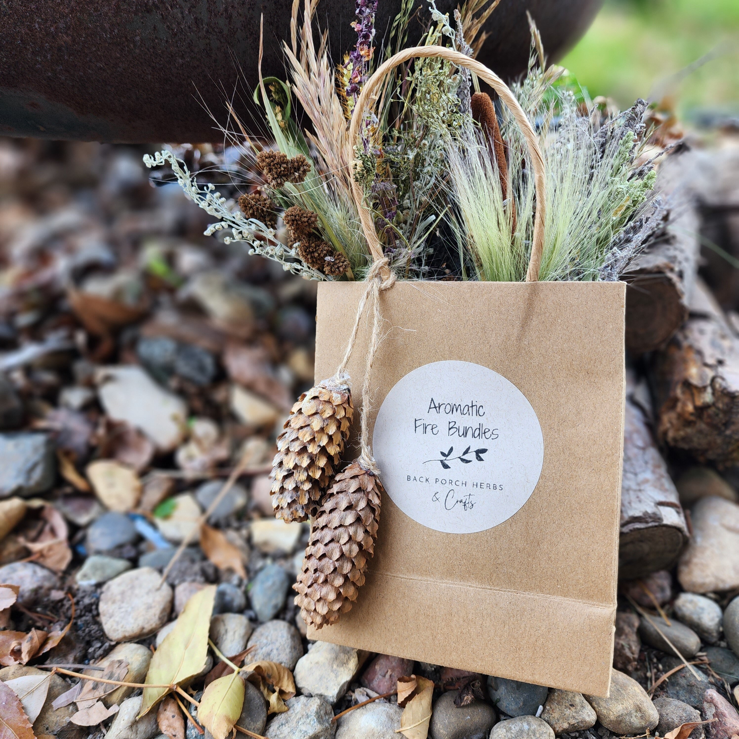 Aromatic Herbal Fire Bundles or Fire Starters Fire Incence Aromatic ...