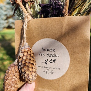 Aromatic Herbal Fire Bundles or Fire Starters Fire Incence Aromatic ...
