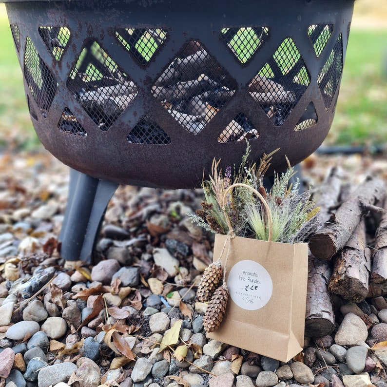 Aromatic Herbal Fire Bundles or Fire Starters Fire Incence Aromatic ...