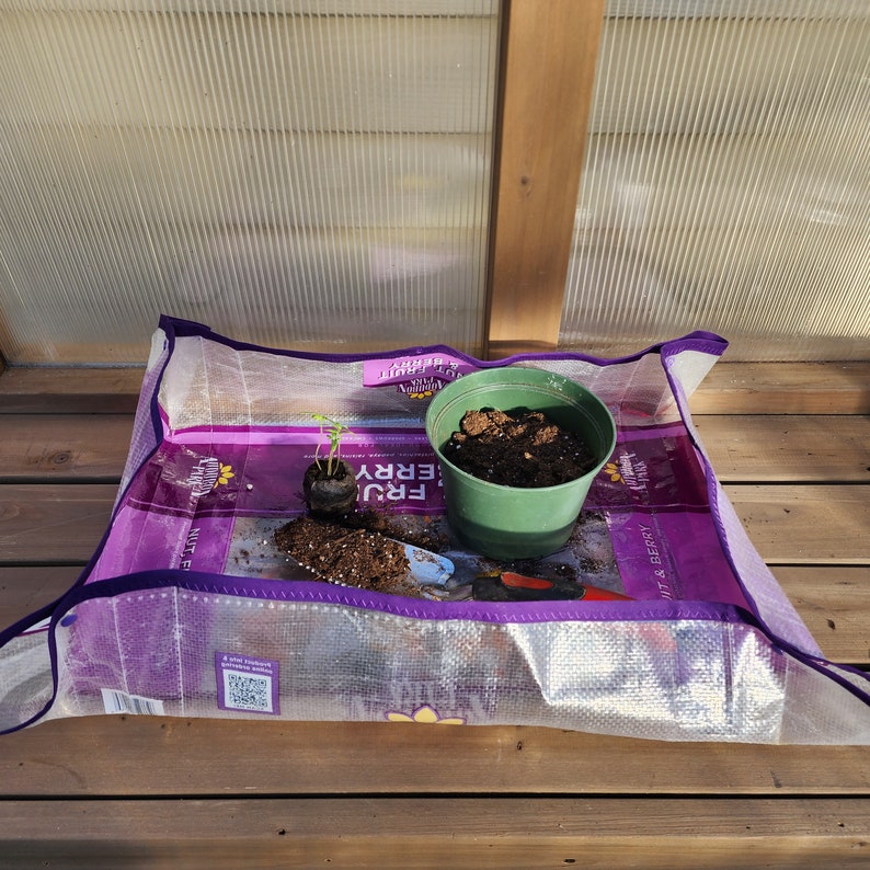 Recycled Plastic Potting Mat: Waterproof Re-potting Tarp - Etsy