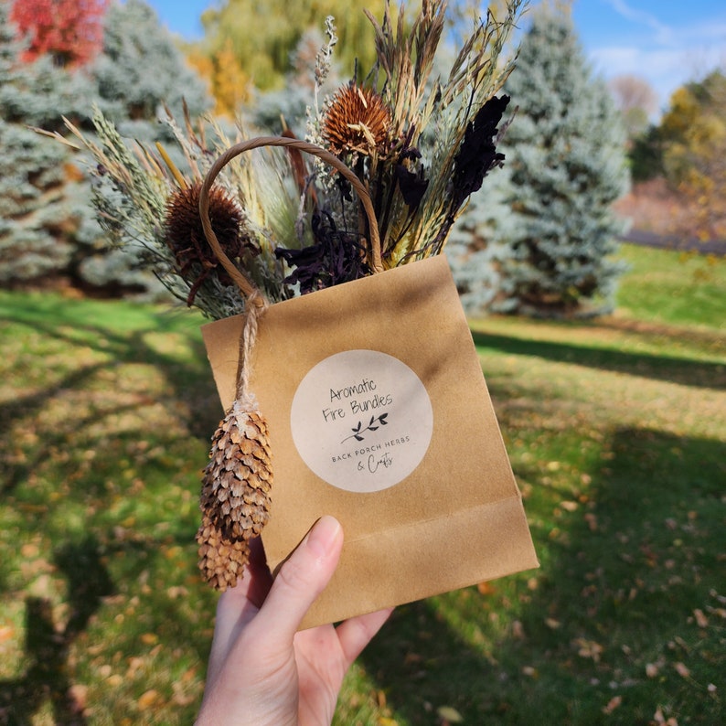 Aromatic Herbal Fire Bundles or Fire Starters Fire Incence Aromatic ...