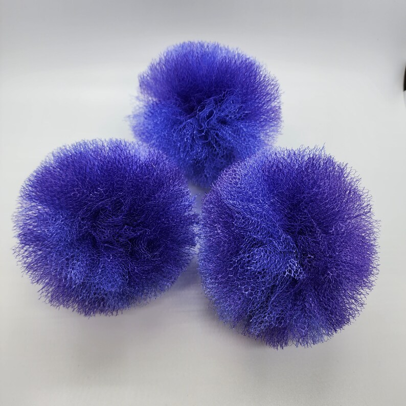 Reusable Nylon Dish Scrubbies: Handmade Kitchen Cleaners - Set of 3 - Etsy