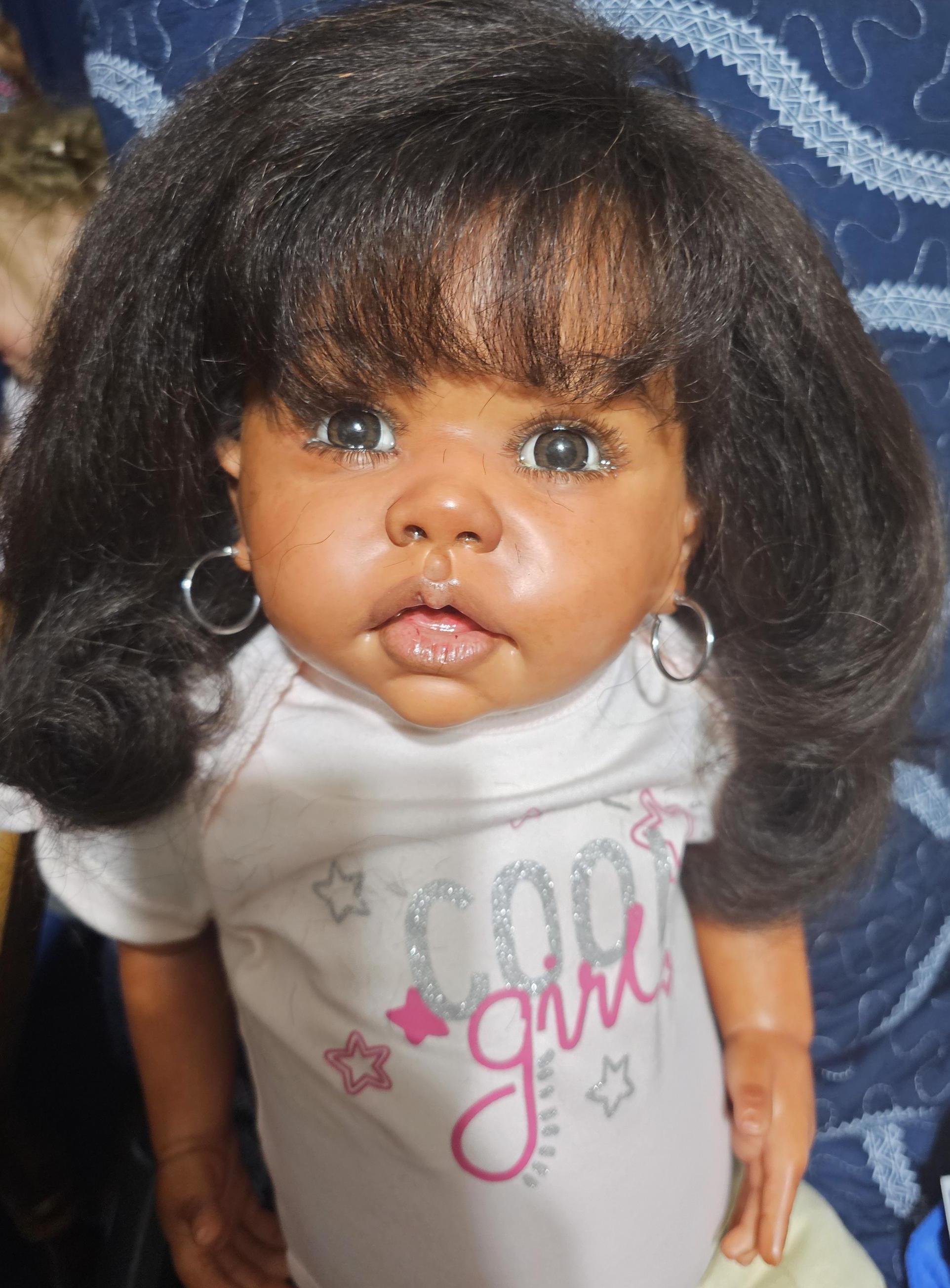 Reborn African American Toddler Doll: Tippi by Linda Murray, 27 Inch - Etsy