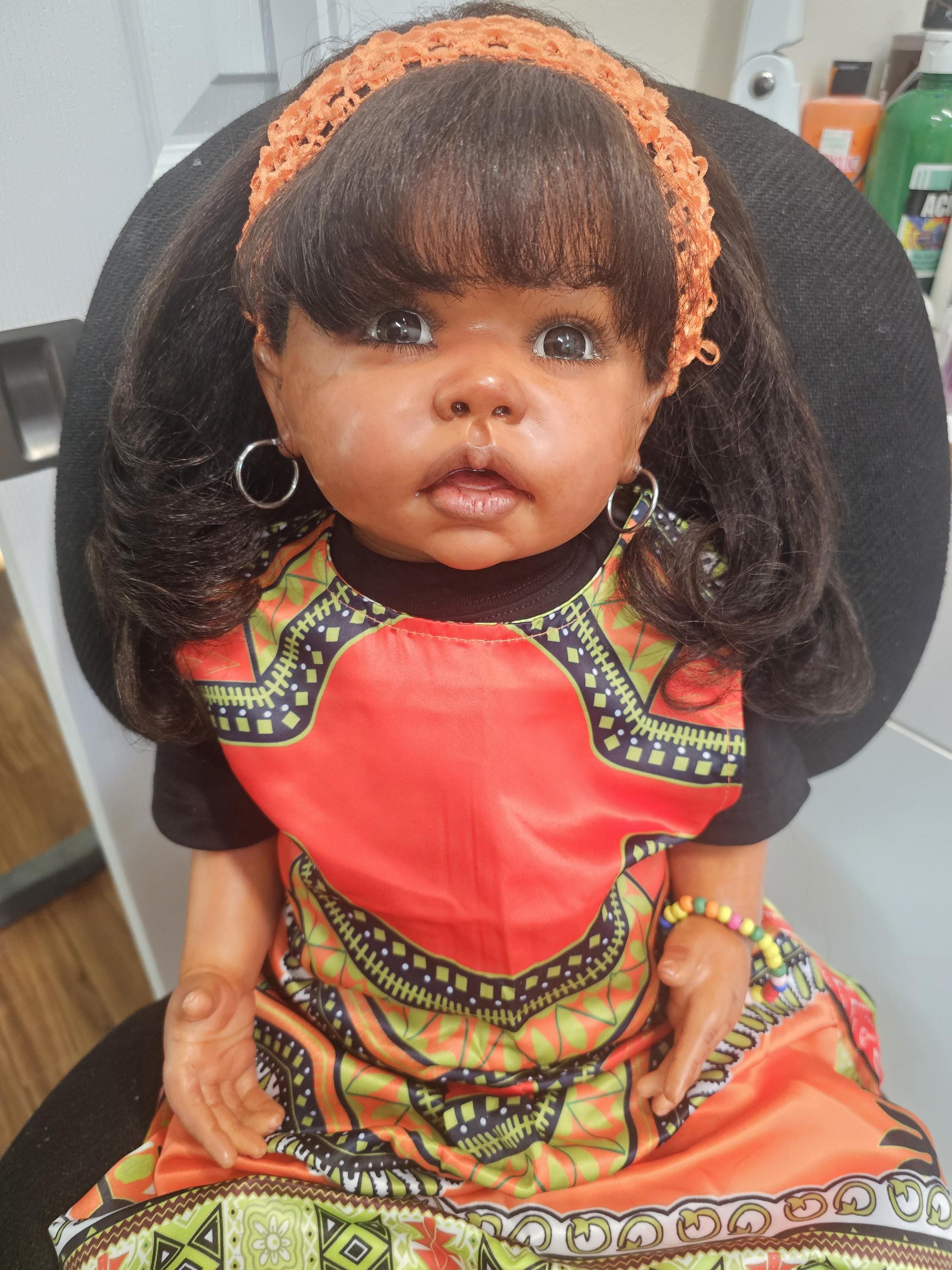 Reborn African American Toddler Doll: Tippi by Linda Murray, 27 Inch - Etsy