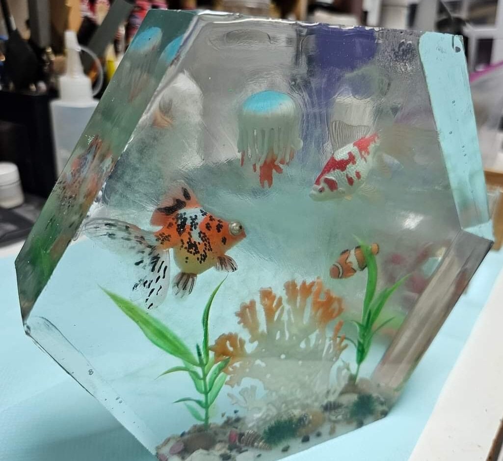 Realistic Resin Aquarium - Etsy