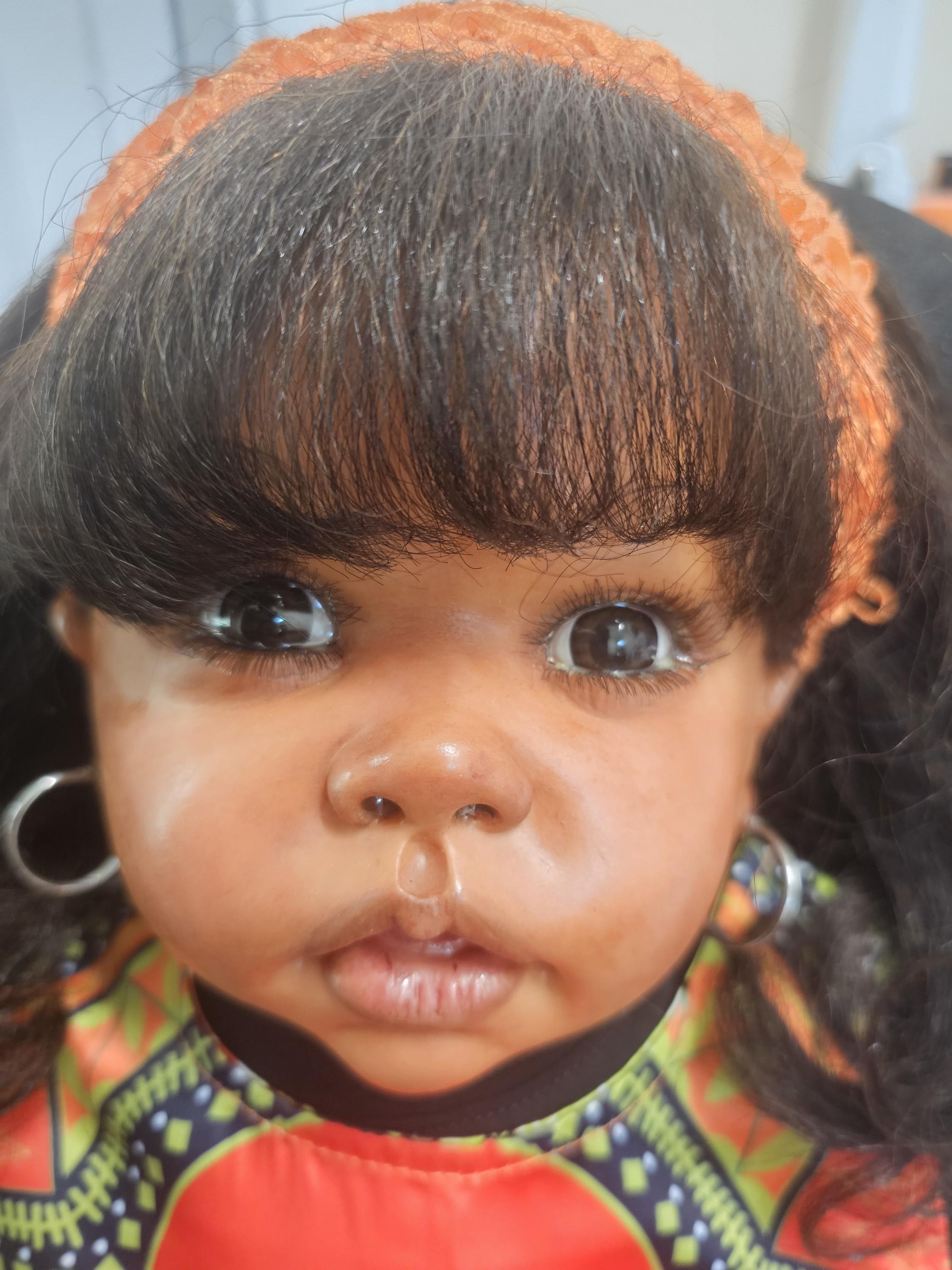 Reborn African American Toddler Doll: Tippi by Linda Murray, 27 Inch - Etsy