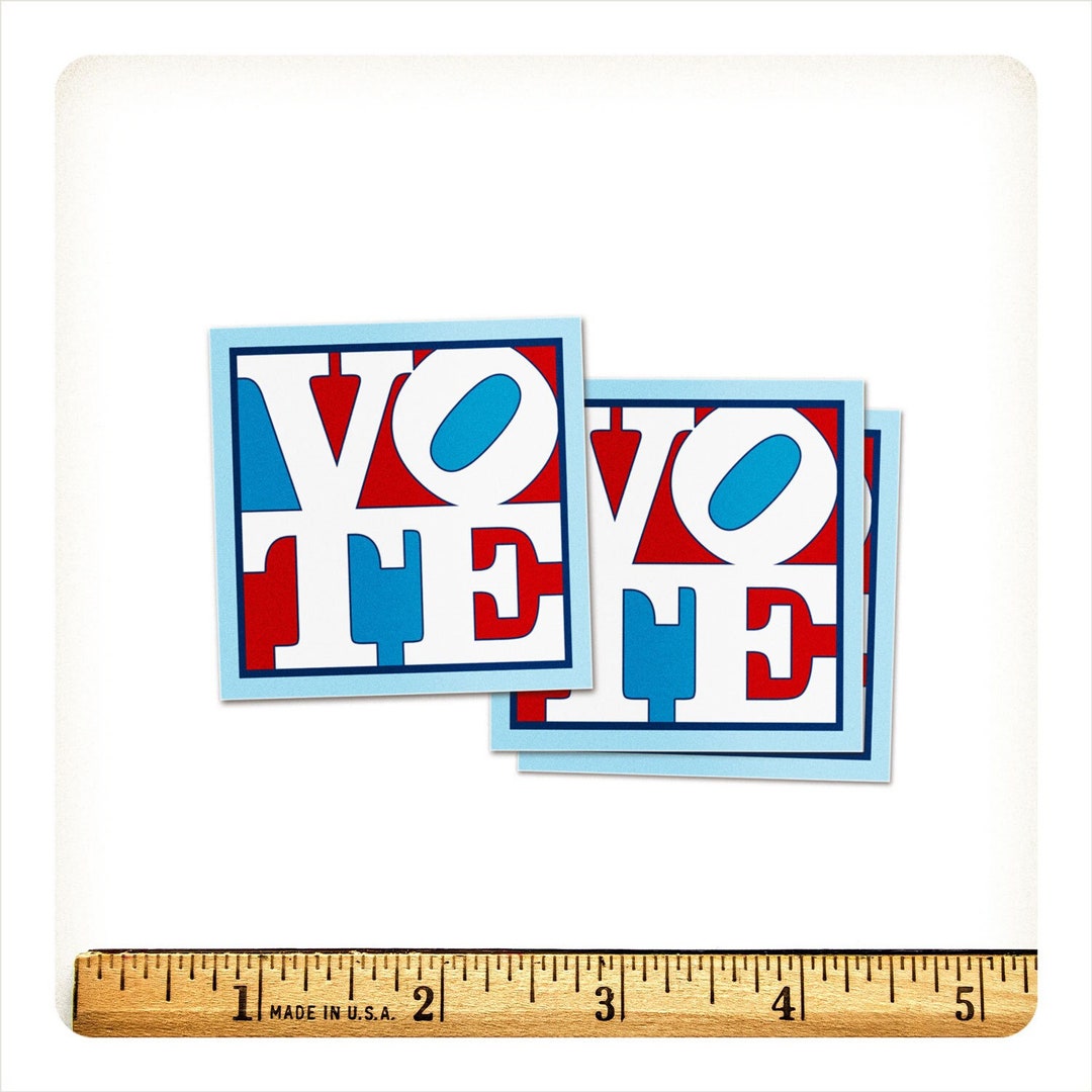 Pop Art Vote Mini Stickers FREE SHIPPING | 2026 Midterm Election ...