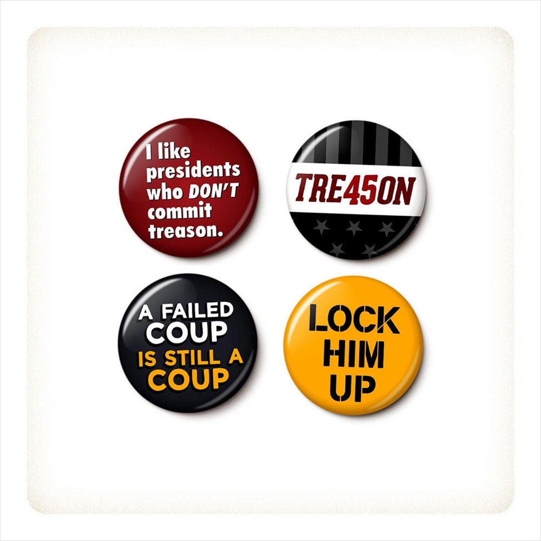 Criminal President Buttons Pin Set | Anti-trump Pins | Arrest Trump ...