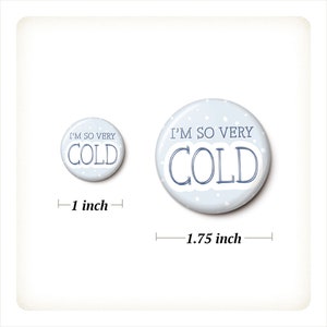 Always Freezing Cold Buttons Pin Set | Funny Winter Cold AF Pins | I'm ...