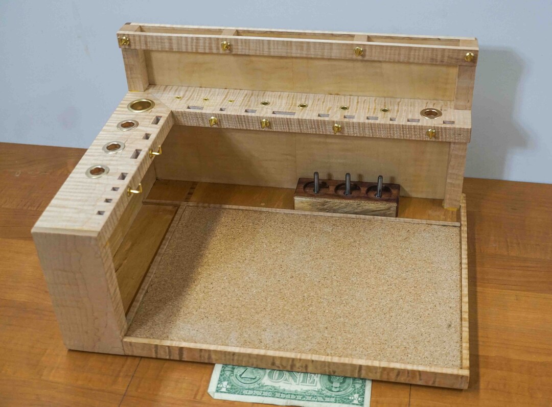 The Wooden Fly Fly Tying Bench in Figured Maple - Etsy