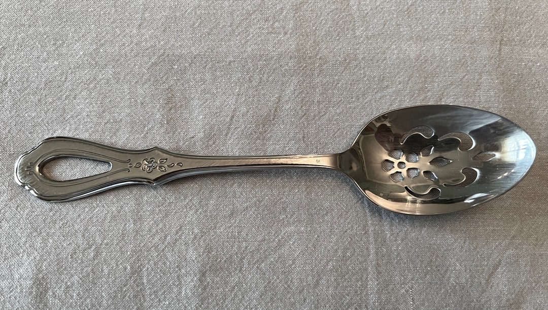 Oneida Stainless Royal Prestige "open Loop" Pierced Tablespoon 8 3/8 ...