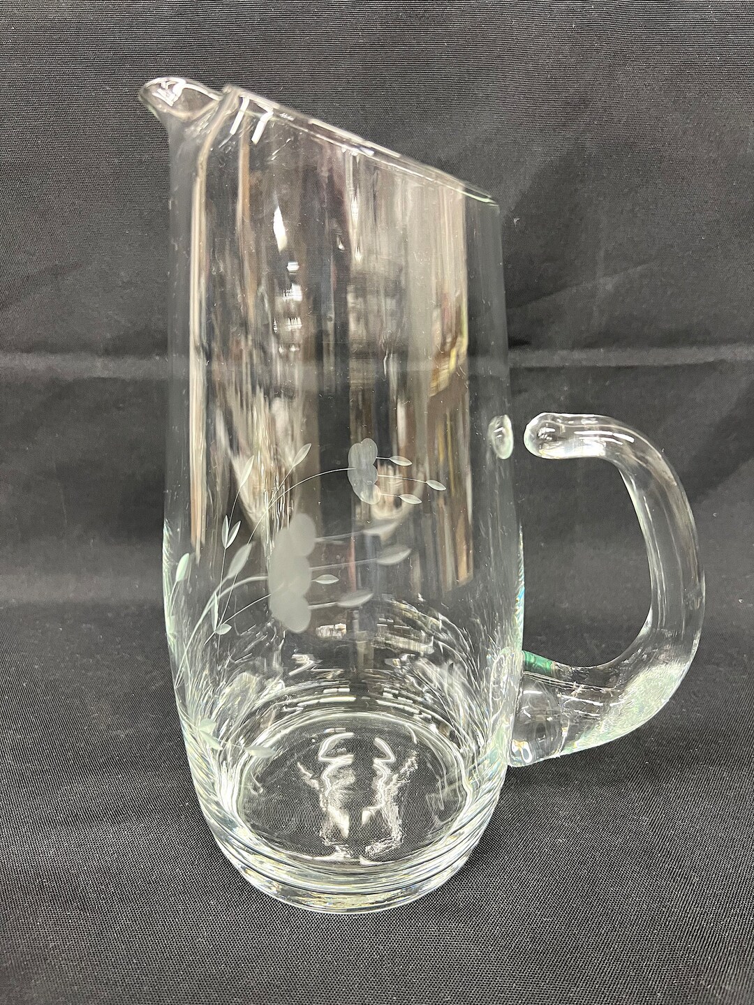 Princess House Crystal HERITAGE Pitcher 48 Oz, 9 1/2" - Etsy