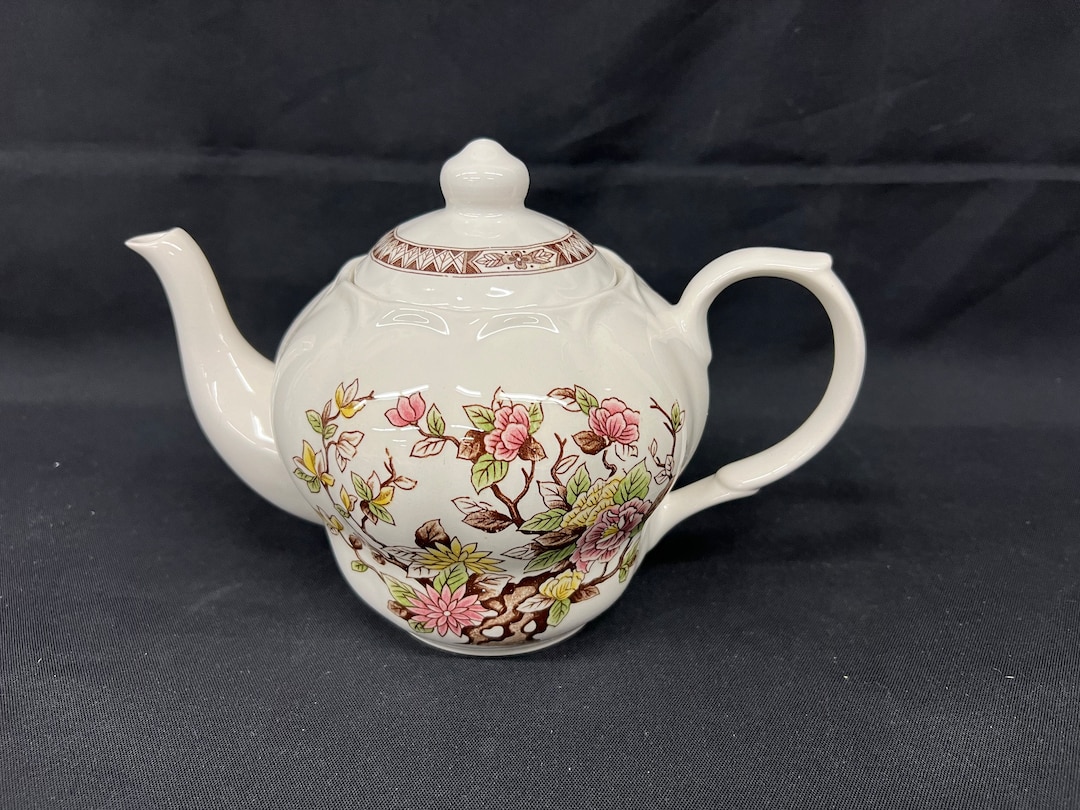 Style House INDIAN TREE Teapot - Etsy